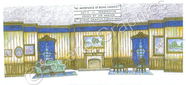 The Importance of Being Earnest Design Pak – ScenoGraphics, LLC